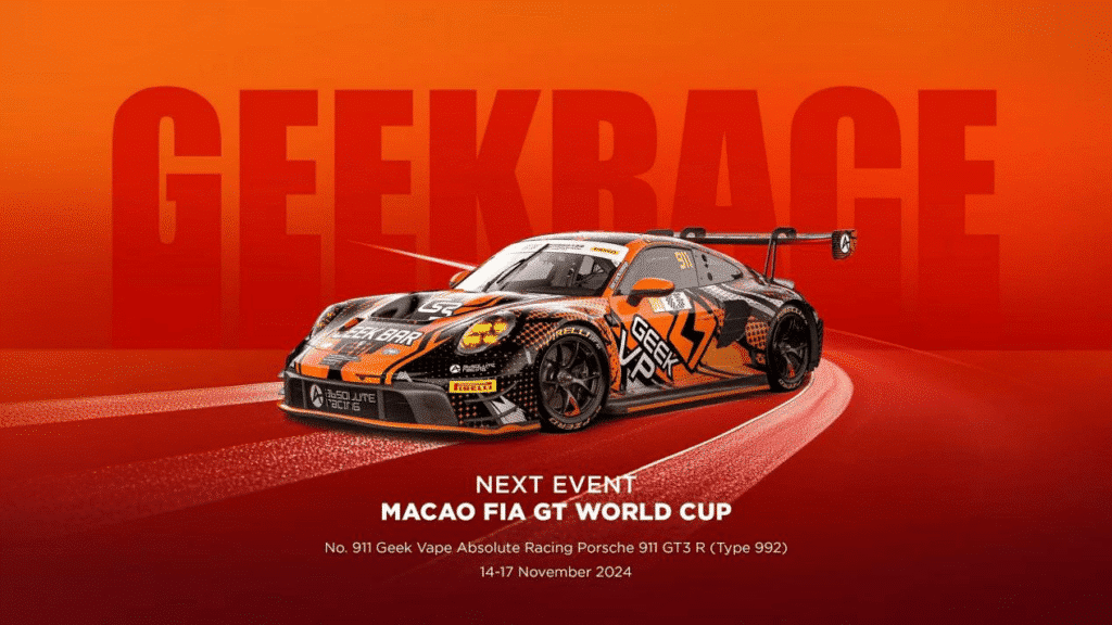 "Geekvape and Porsche Absolute Racing: Uniting for a Thrilling Macau ...